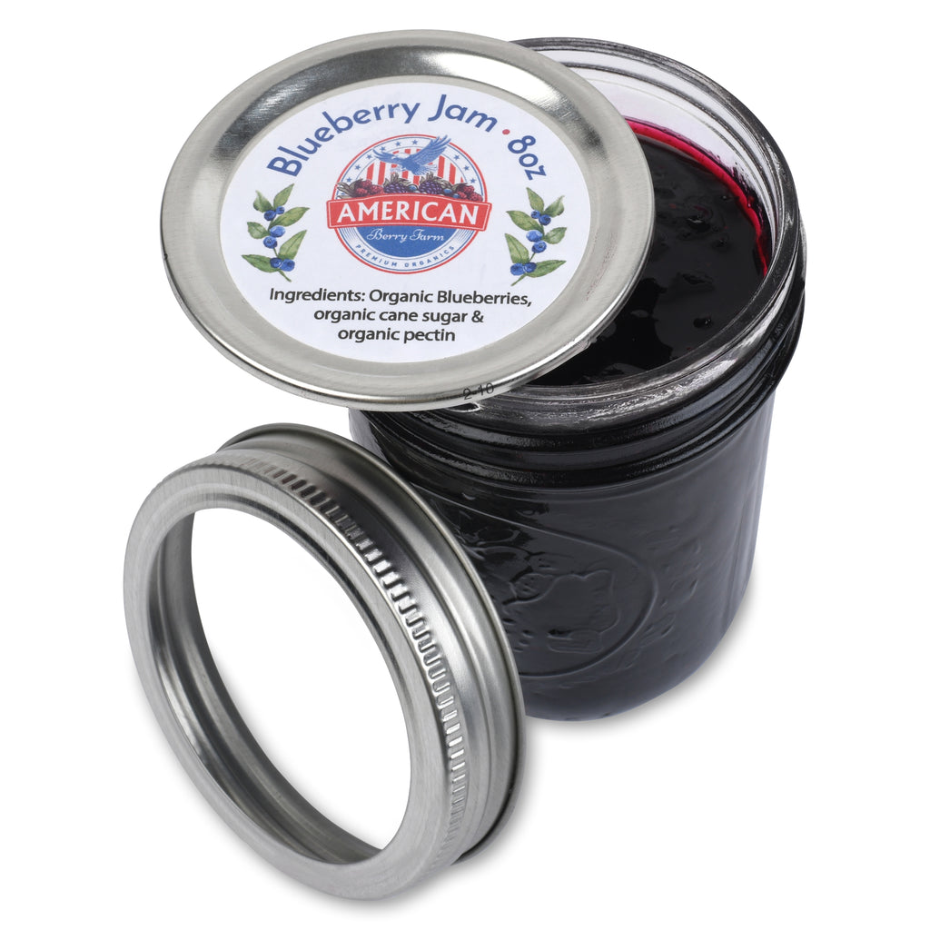 Organic Blueberry Jam (half-pint/8oz) – American Berry Farm