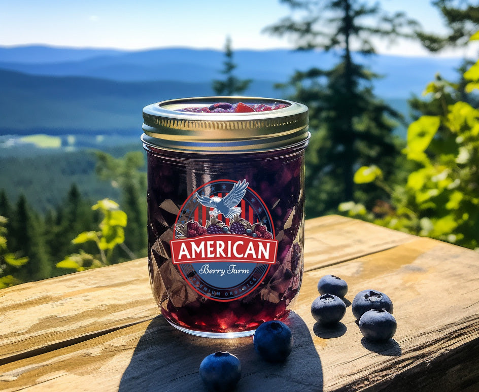 Organic Blueberry Jam (8oz) – American Berry Farm